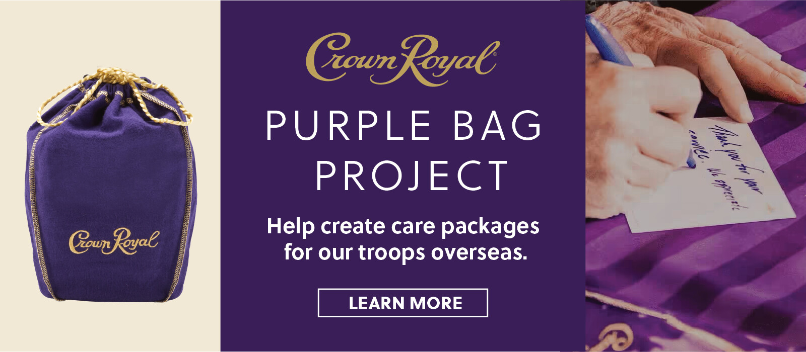 Crown Royal Purple Bag Project - Twin Liquors