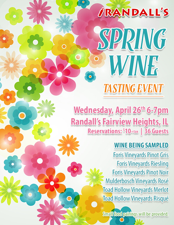 Spring Wine Tasting Event - Randall's