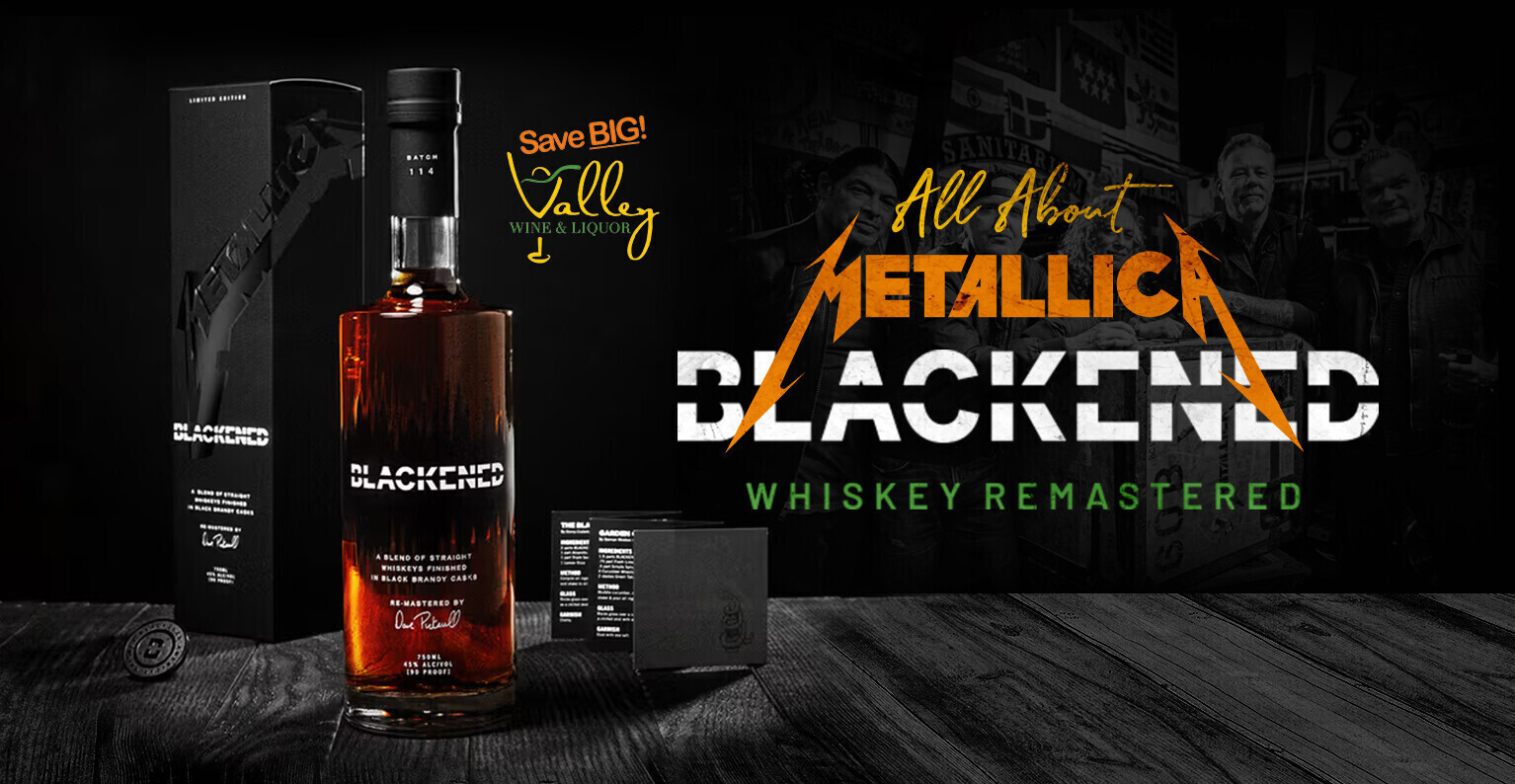 The Ultimate Guide to the Pairings and Flavors of BLACKENED® Whiskey - Valley Wine and Liquor ...