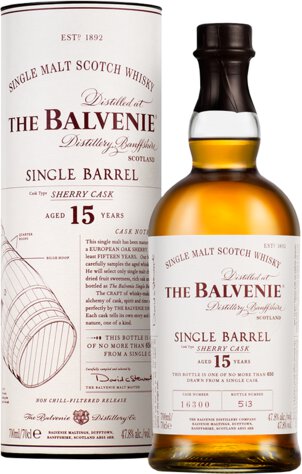 The Balvenie 15 Year Single Barrel - New Westlane Wines & Liquors, New ...