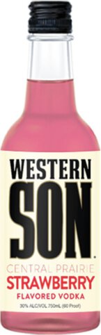 Western Son Strawberry Flavored Texas Vodka 50ML - Randall's