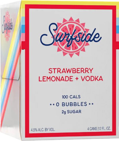 Surfside Strawberry Lemonade & Vodka 12OZ - Gary's Wine & Marketplace