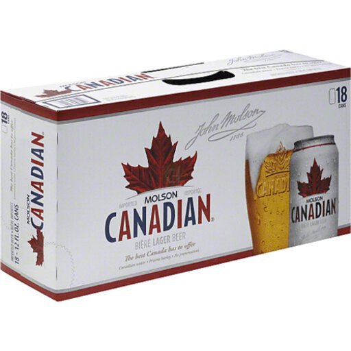 Molson Canadian 12 Oz Beer Cans 12OZ - Kappy's Fine Wines & Spirits