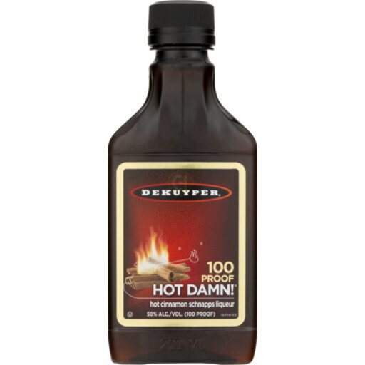 Dekuyper Hot Dam 100 Proof Hot Cinnamon Schnapps Liqueur 200ML - Vern's ...