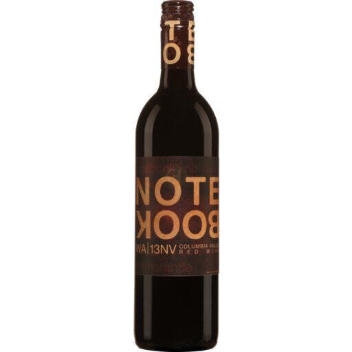 NOTEBOOK RED BLEND J BOOKWALTER - Baltimores Best Family Owned Wine ...