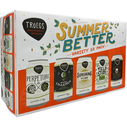 Troegs Summer Variety Pack Cans 12OZ - Bottle King NJ Largest Retailer ...