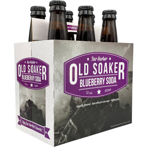 Atlantic Old Soaker Blueberry Soda 12oz Bottles 12OZ - The Beer ...