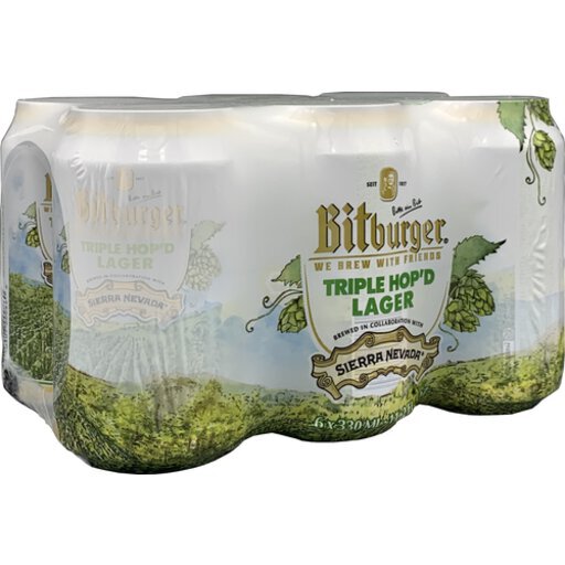 Bitburger Triple Hop'd Lager In Collaboration With Sierra Nevada 12oz ...