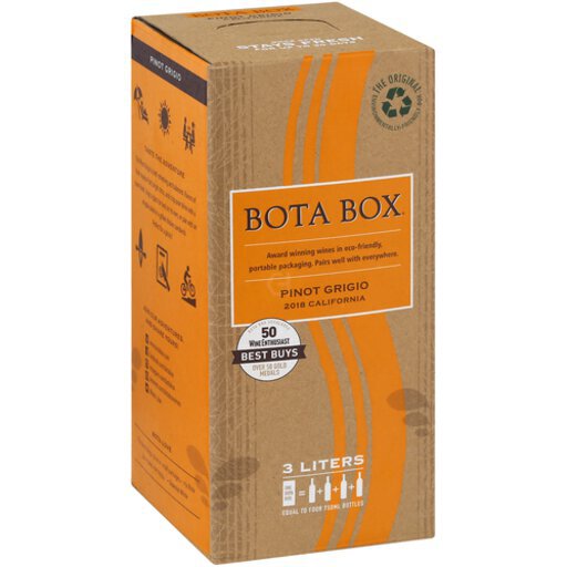 Bota Box Pinot Grigio Box 3L - Joe Canal's Discount Liquor Rio Grande ...