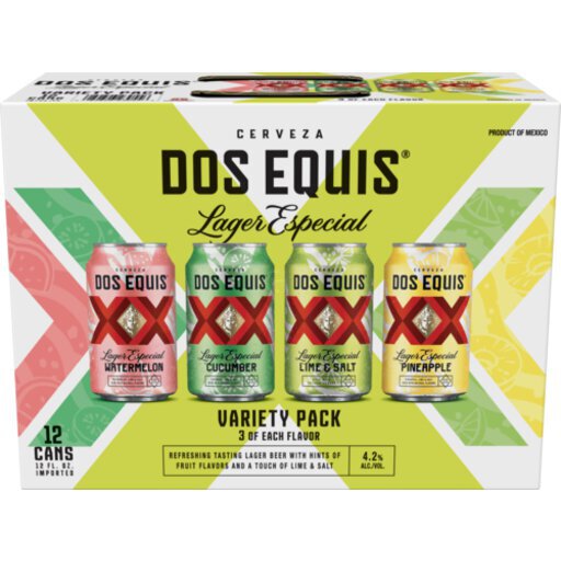 Dos Equis Lager Variety 12pk Can - Joe's Beverage Warehouse Romeoville ...