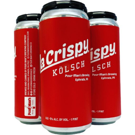 Pour Man's Ja Crispy Kolsch 16oz Cans 16OZ - The Beer & Beverage Shoppe ...
