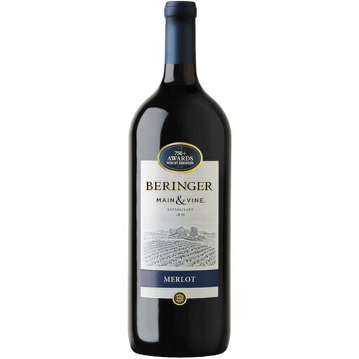 Beringer Main & Vine Merlot 1.5L - New Hyde Park Wine & Liquor, North ...