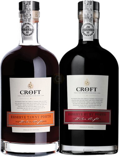 Combo: Croft Reserve Ruby Port | Tawny Port 3x750mL Ea. - Empire ...