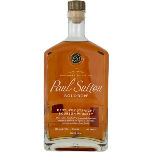 Paul Sutton Straight Bourbon Whiskey Year 100 Proof - Greater Minnesota ...