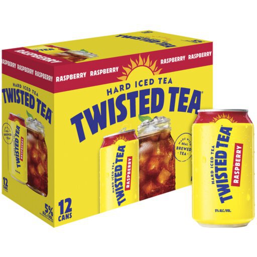 Twisted Tea Raspberry Hard Iced Tea 24OZ - Total Beverage, Westminster, CO
