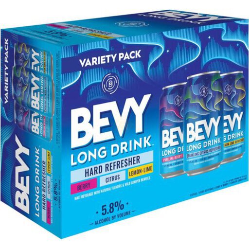 Bevy Long Drink Sparkling Refresher Variety Pack - Big Red Liquors