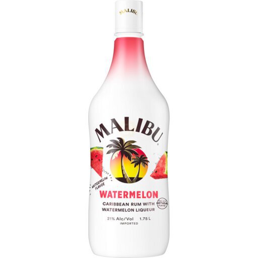 Malibu Caribbean Rum with Watermelon Flavored Liqueur - WB Liquors & Wine