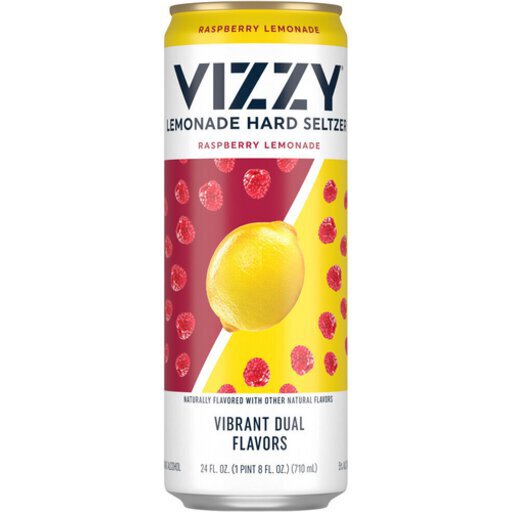 Vizzy Lemonade Hard Seltzer Raspberry Lemonade 24OZ - Belmont Beverage ...