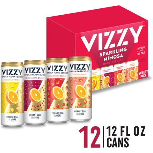 Vizzy Mimosa Variety Pack Ready To Drink Pre Mixed Cocktail Seltzer - Big Red Liquors