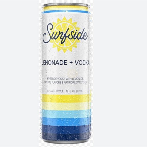 SURFSIDE LEMONADE VODKA SODA RTD COCKTAIL CANS 12OZ - Baltimores Best ...