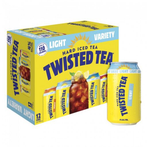 Twisted Tea Hard Ice Tea Light Variety Pk - Big Bear Wine & Liquor ...