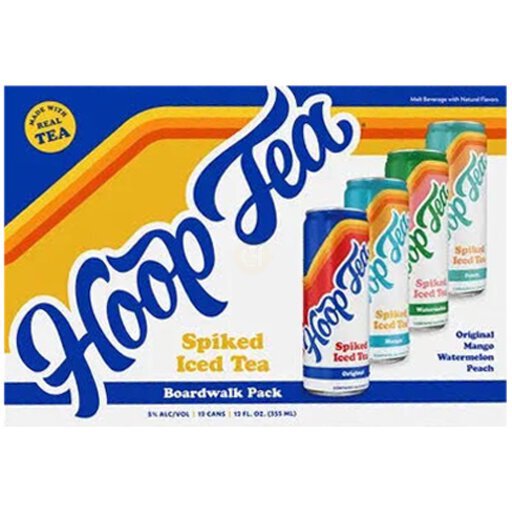 Hoop Tea Spiked Ice Tea Variety Pack 12OZ - CT Beverage Mart