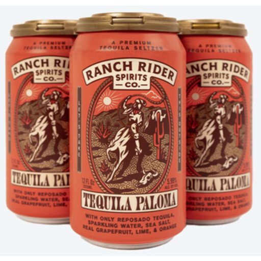 Ranch Rider Spirits Co Ranch Rider Tequila Paloma Cocktail Abv 4 Pack ...