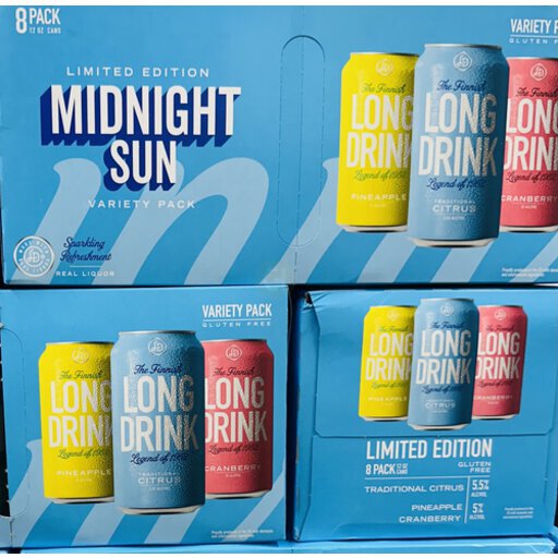 Long Drink Midnight Sun Variety Pack - Liquor Barn