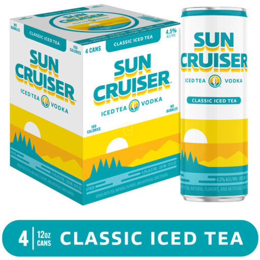 Sun Cruiser Classic Iced Tea & Vodka - Beer, Wine, and Liquor ...