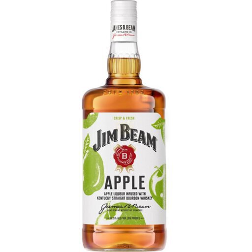 Jim Beam Apple Bourbon Whiskey 375ML - Spanky's Liquor, Beer and Wine