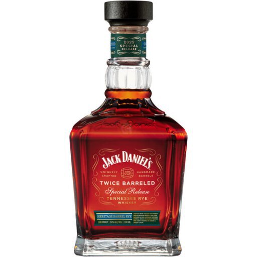 Jack Daniel's Twice Barreled Heritage Rye Tennessee Whiskey - Paradise ...