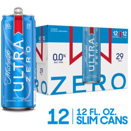 Michelob ULTRA ZERO Non-Alcoholic Lager Beer 12OZ - Kappy's Fine Wines ...