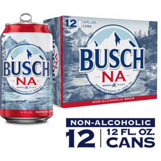 Busch NA, Non-Alcoholic Beer 12OZ - Marty's Fine Wines