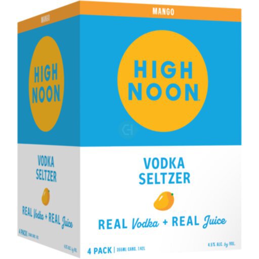 High Noon Mango Vodka Hard Seltzer 12OZ - Wine ConneXtion, North ...